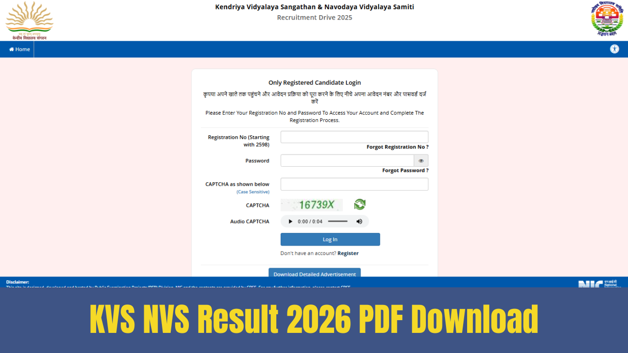 KVS NVS Result 2026 Out: Direct Link से देखें अपना रिजल्ट और मार्क्स